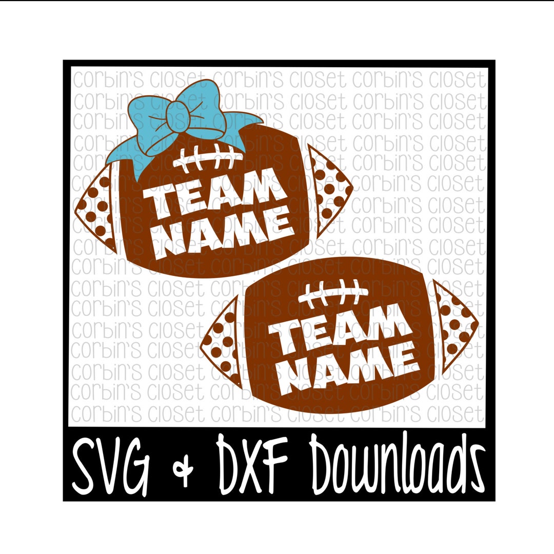Football SVG School Spirit SVG Cut File SVG & Dxf Files - Etsy