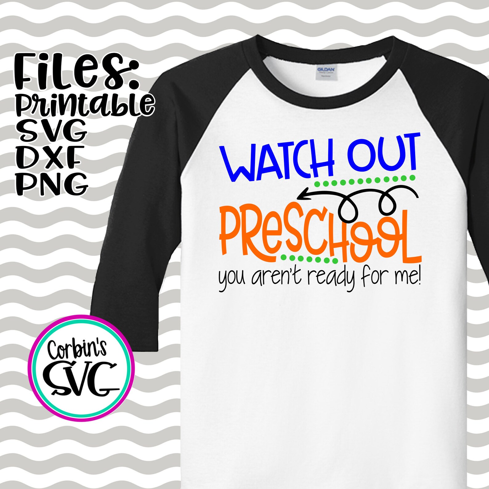 Back to School SVG Watch Out Preschool Cut File Dxf SVG | Etsy