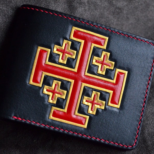 Jerusalem Cross Wallet - Etsy