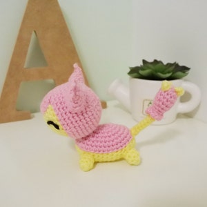 Skitty Amigurumi/crochet Stuffed Doll (pokemon Inspired Amigurumi ...