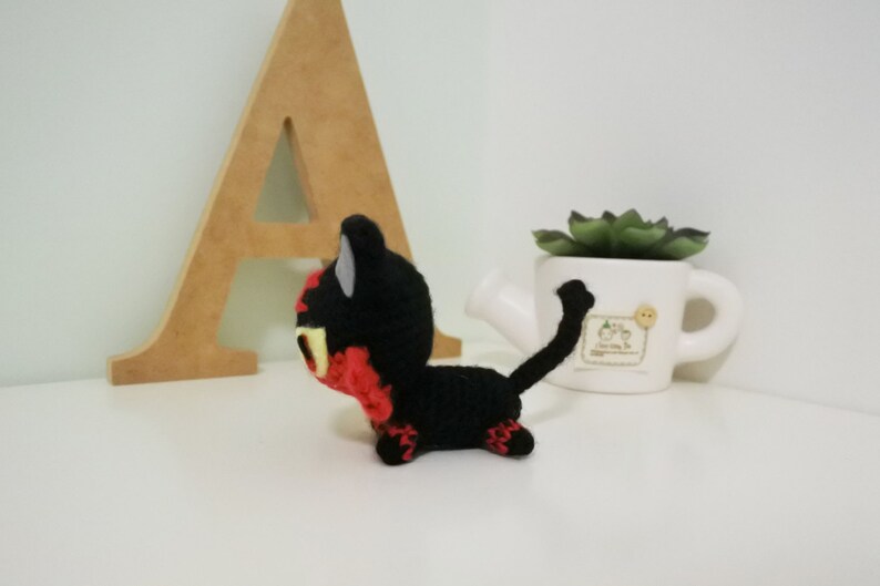 Litten Amigurumi/Crochet Stuffed Doll Pokemon Inspired | Etsy