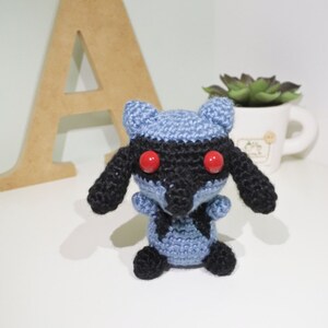 Riolu Amigurumi/crochet Stuffed Doll pokemon Inspired | Etsy Australia