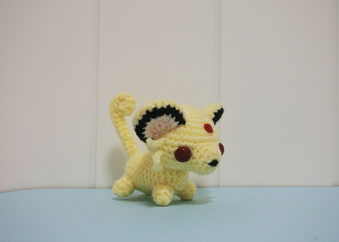 Persian Amigurumi/crochet Stuffed Doll pokemon Inspired - Etsy