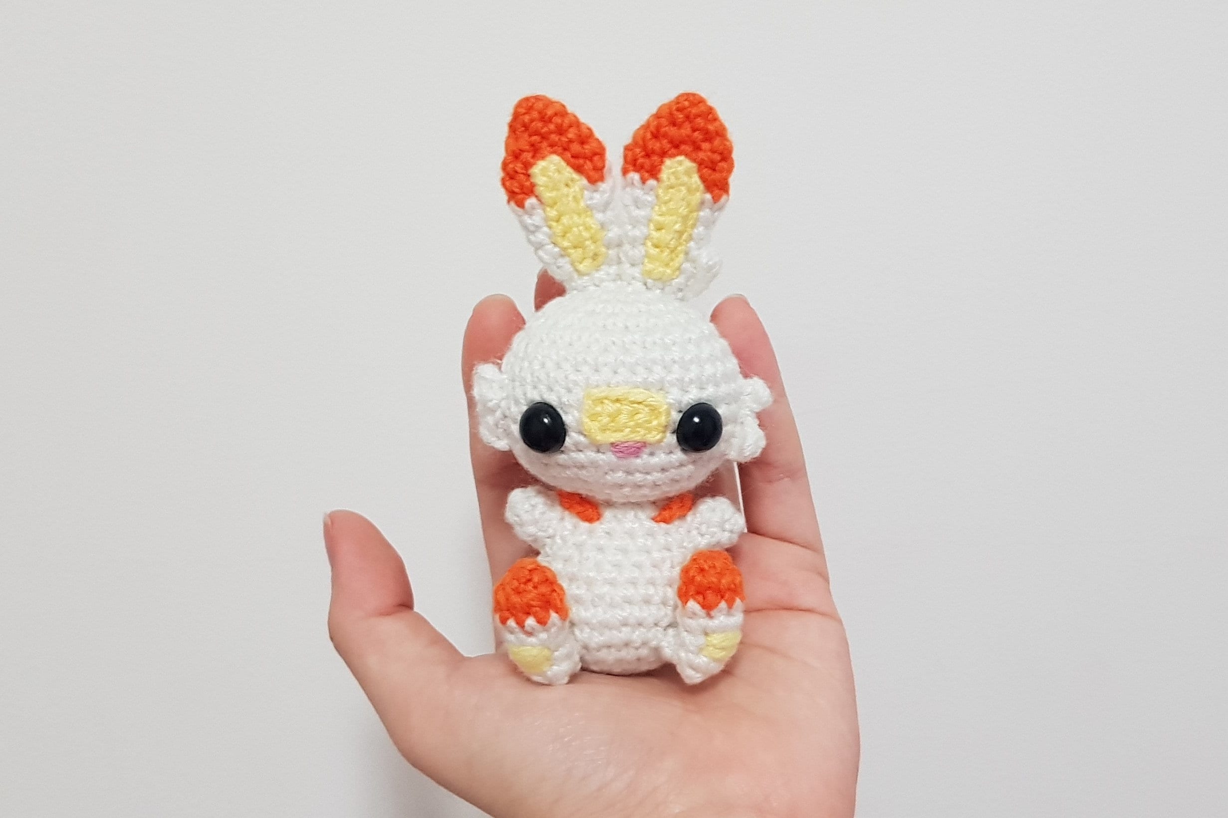Scorbunny Amigurumi/crochet Stuffed Doll pokemon Inspired | Etsy