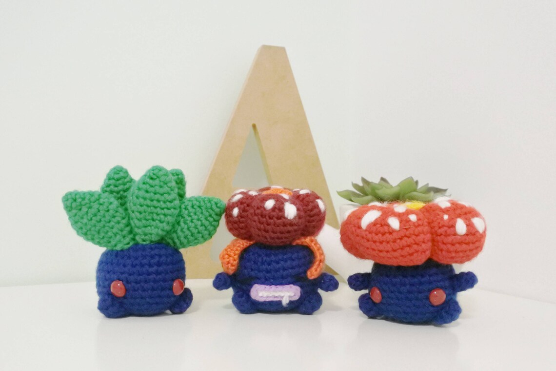 Vileplume Amigurumi/crochet Stuffed Doll pokemon Inspired | Etsy