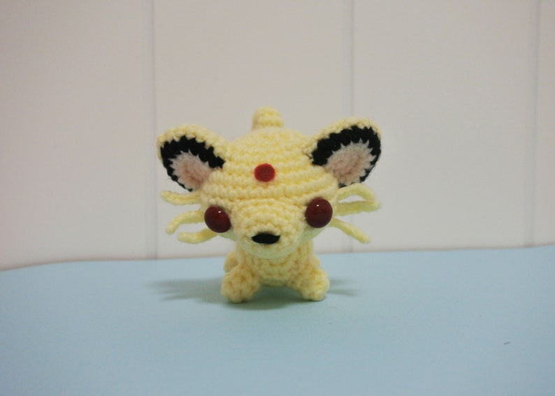 Persian Amigurumi/crochet Stuffed Doll pokemon Inspired - Etsy