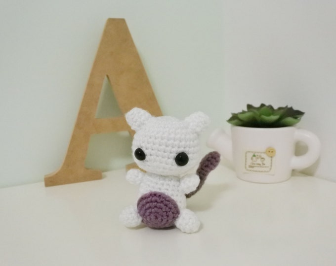 Mewtwo Amigurumi/crochet Stuffed Doll pokemon Inspired | Etsy Australia