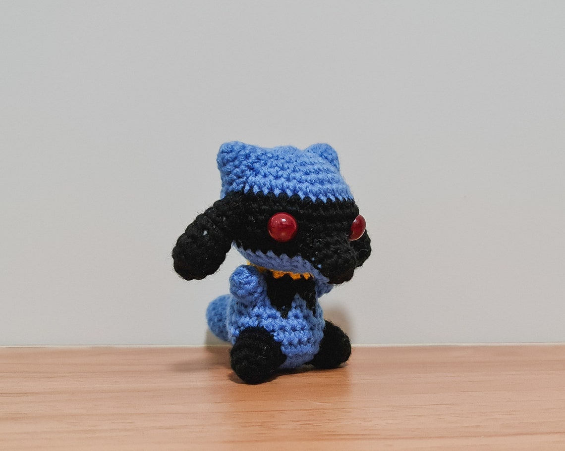 Riolu Amigurumi/crochet Stuffed Doll pokemon Inspired - Etsy Australia