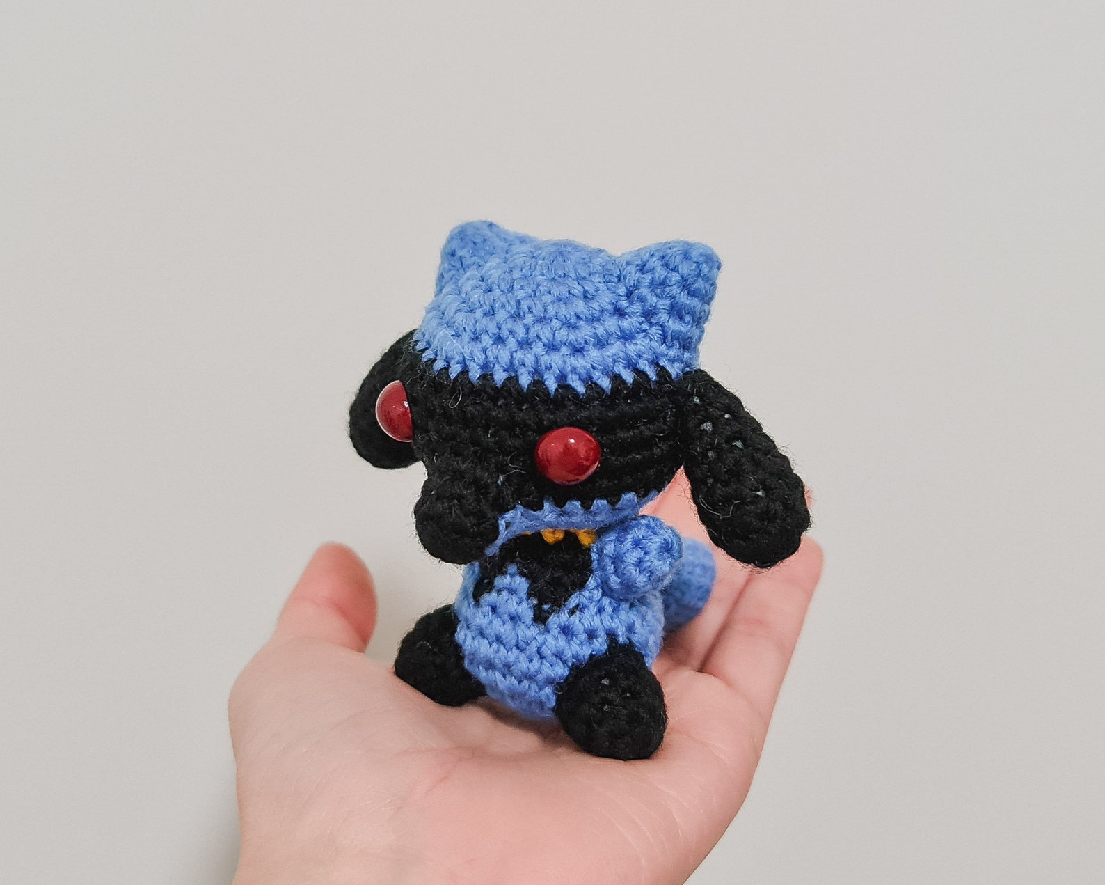 Riolu Amigurumi/crochet Stuffed Doll pokemon Inspired - Etsy