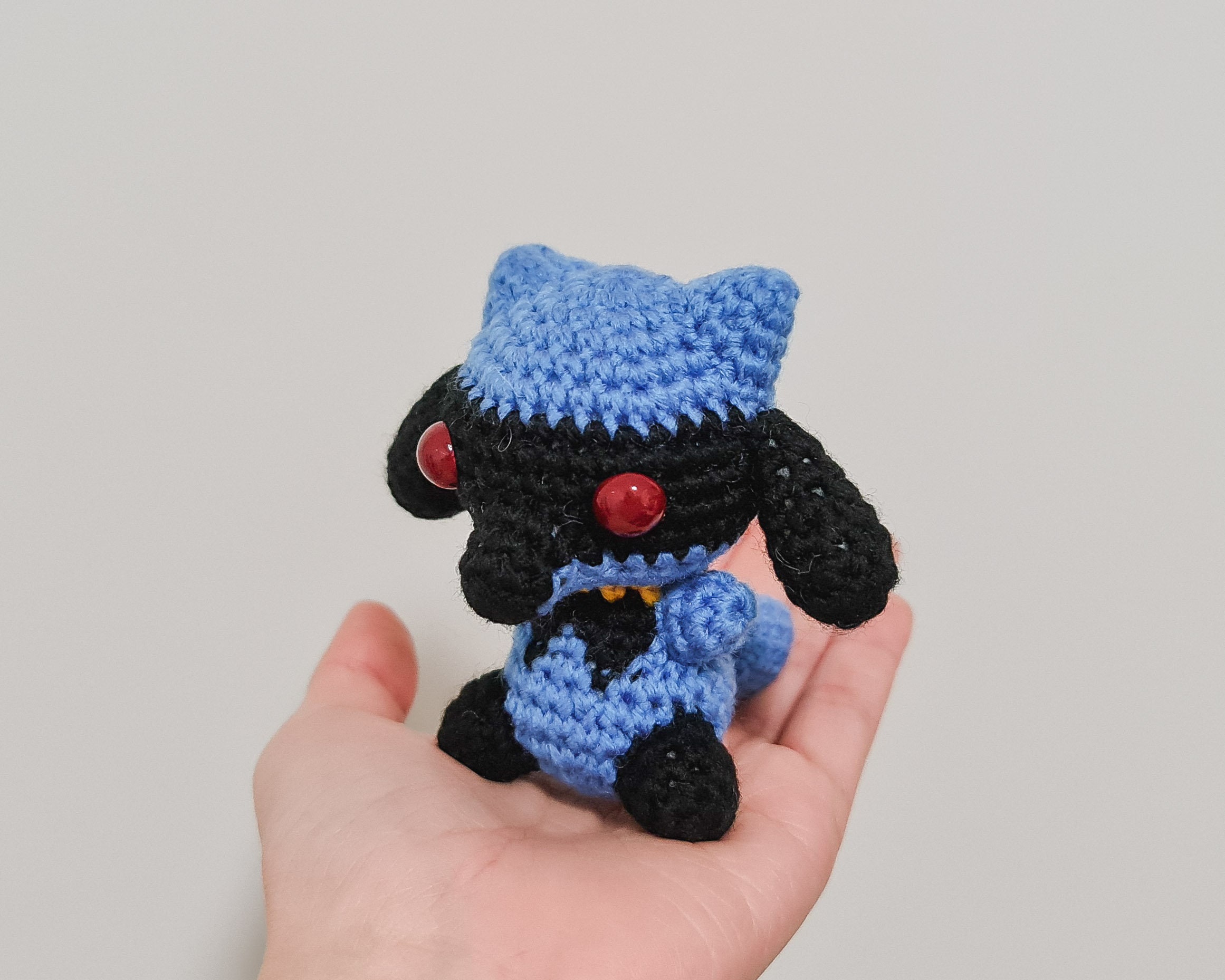 Riolu Amigurumi/crochet Stuffed Doll pokemon Inspired - Etsy Australia