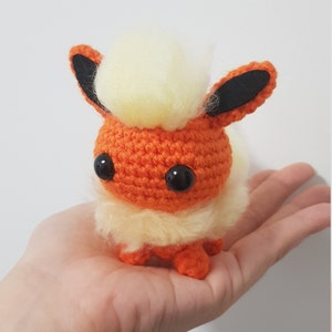 Flareon Amigurumi/crochet Stuffed Doll (pokemon Inspired Amigurumi ...