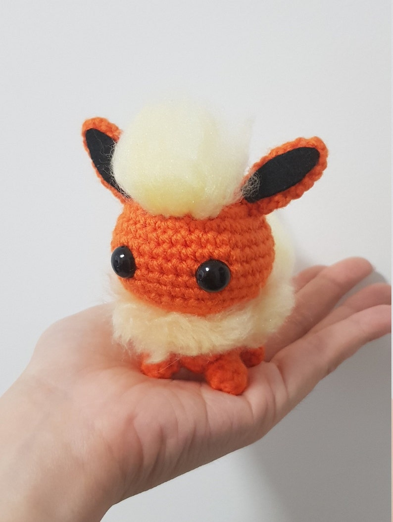 Flareon Amigurumi/crochet Stuffed Doll (pokemon Inspired Amigurumi ...