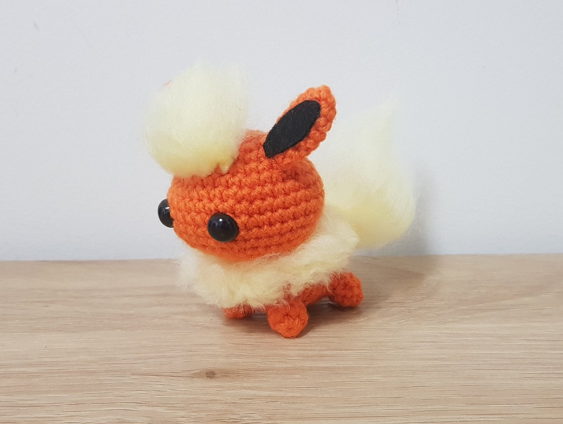 Flareon Amigurumi/crochet Stuffed Doll (pokemon Inspired Amigurumi ...