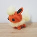 Flareon Amigurumi/crochet Stuffed Doll (pokemon Inspired Amigurumi ...