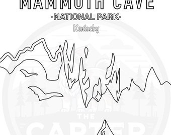 mammoth cave coloring pages