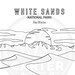 White Sands National Park Coloring Sheet (8.5"x11") - Etsy