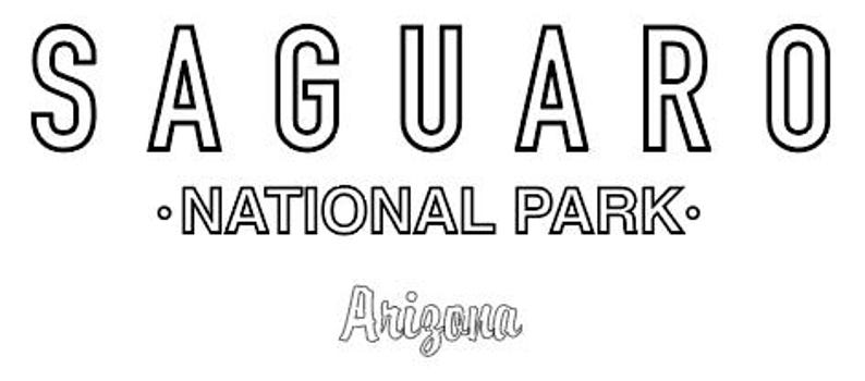 Saguaro National Park Coloring Sheet (8.5"x11") - Etsy