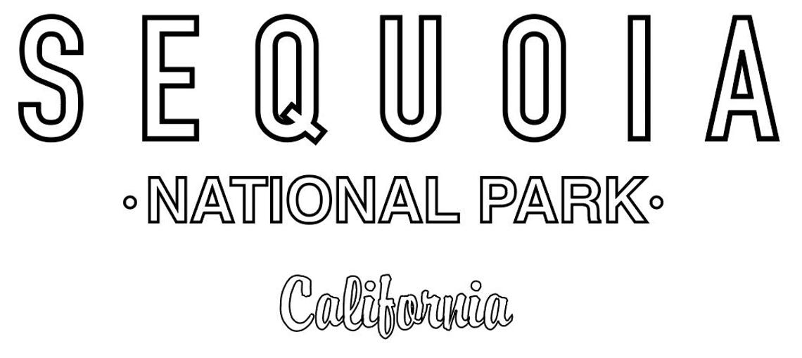 Sequoia National Park Coloring Sheet (8.5"x11") - Etsy