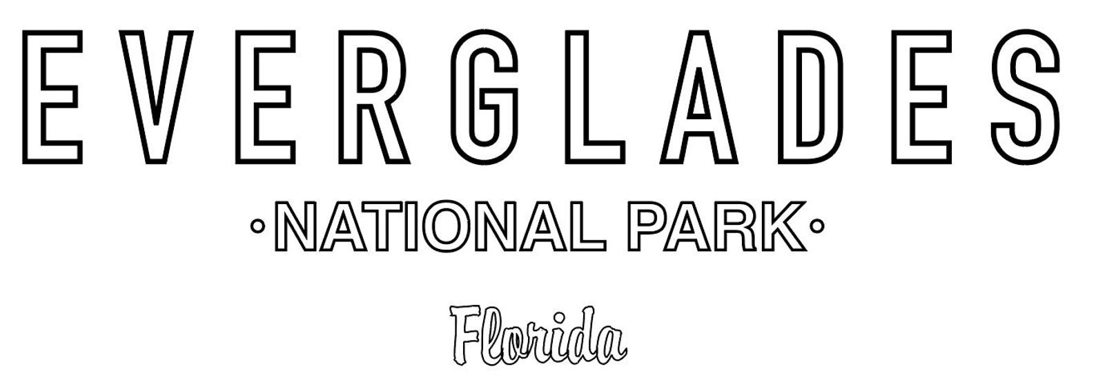 Everglades National Park Coloring Sheet (8.5"x11") - Etsy