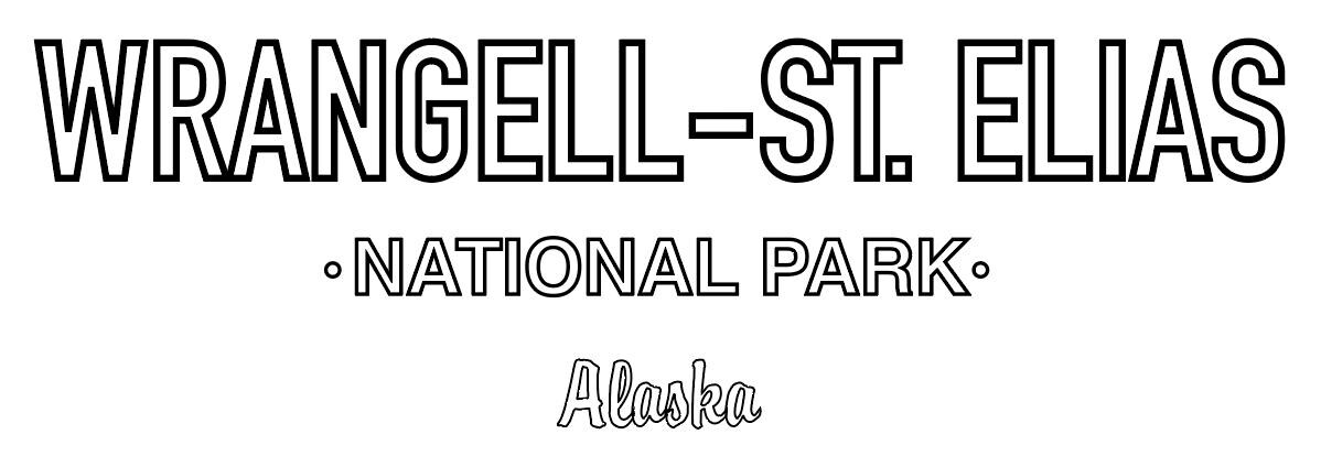 Wrangell-st. Elias National Park Coloring Sheet (8.5"x11") - Etsy