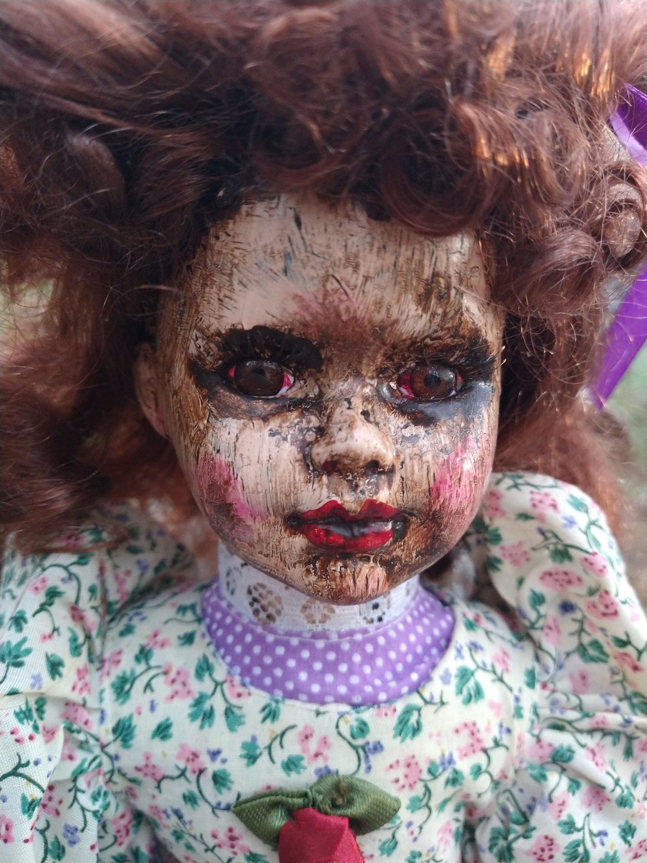 Altered Creepy Art Doll Horror Halloween Gothic Spooky Porcelain Doll ...