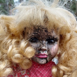 Creepy Doll Altered Doll Art Doll Horror Macabre Gothic Spooky ...