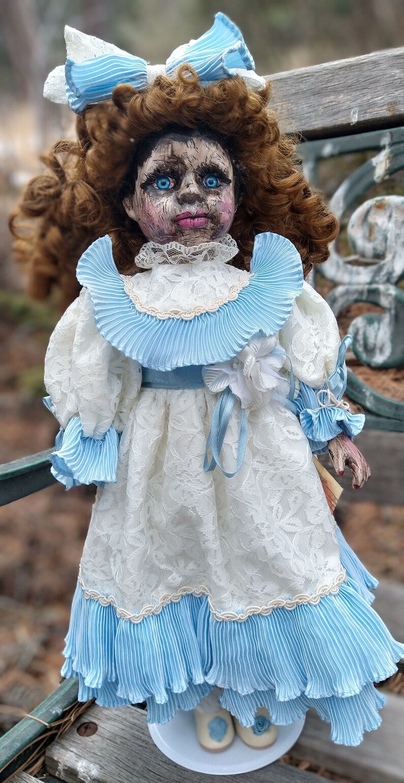 Creepy Doll Altered Doll Victorian Doll Spooky Halloween Horror Gothic ...
