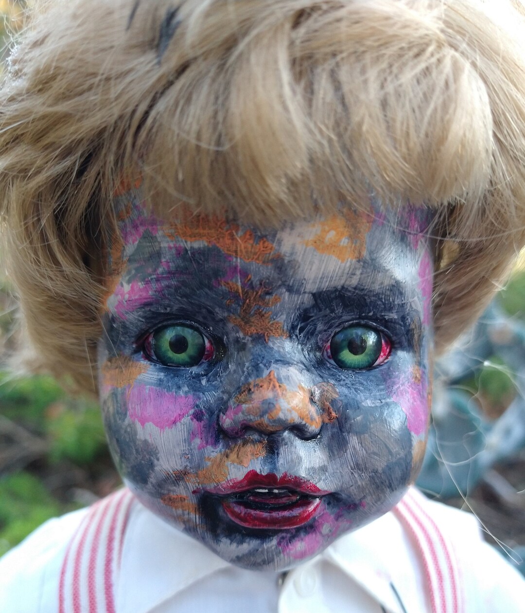 Creepy Altered Doll Art Doll Horror Halloween Macabre Spooky Zombie ...