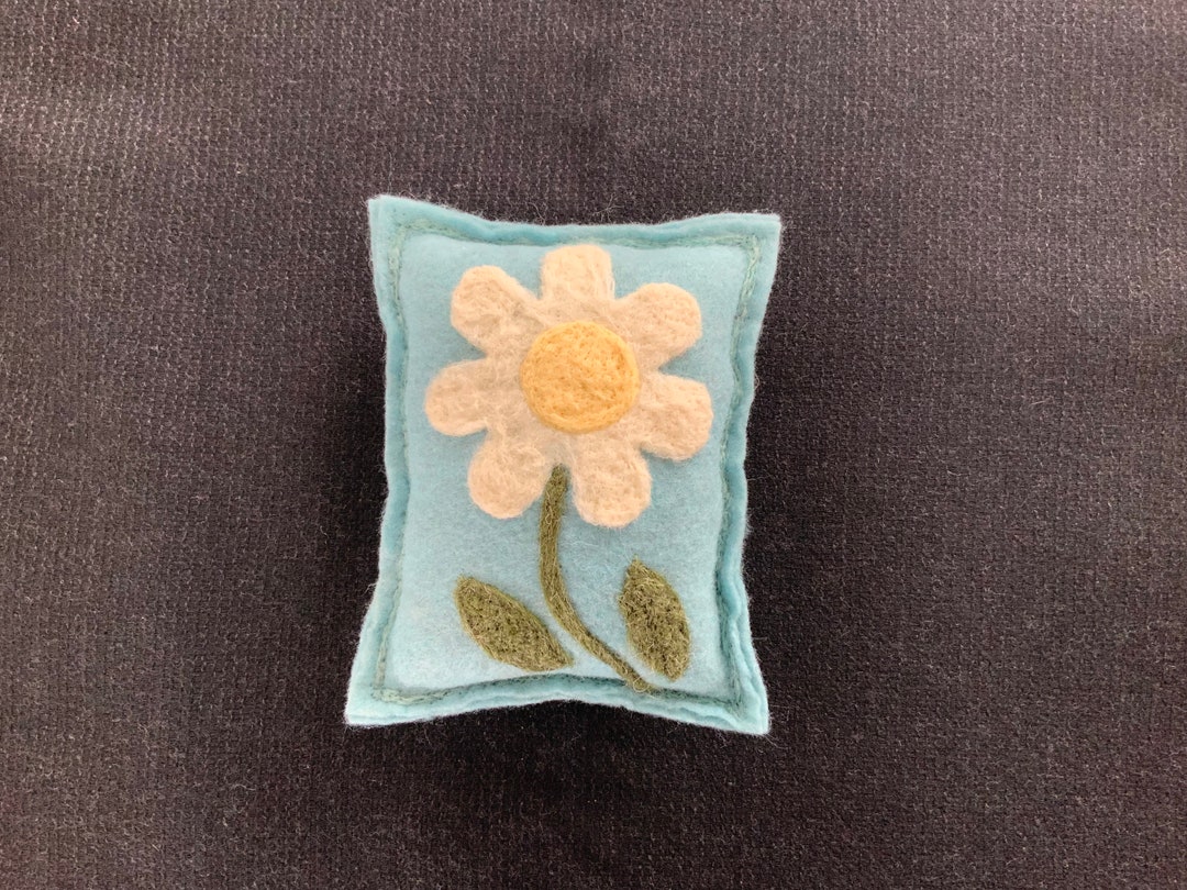 Hand Needle Felted Spring/summer Flower Maine Balsam Pine/fir Sachet - Etsy