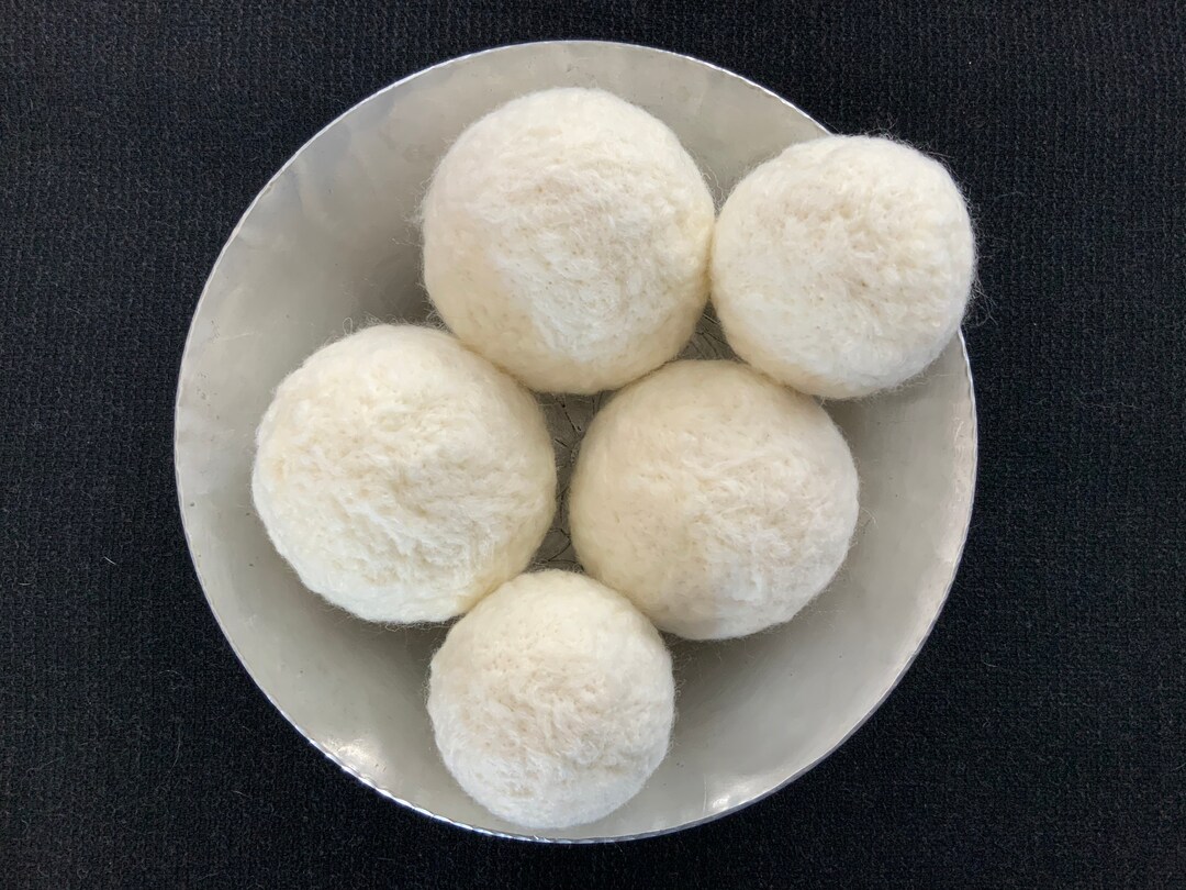 Needle Felted Snowballs - Etsy