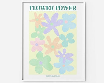 Flower Power Art | Etsy