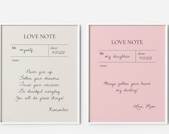Custom Love Note - Etsy