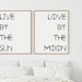 Set of Two ART PRINTS Poster Pair Boho Chic Typography Gypsy Boho ...