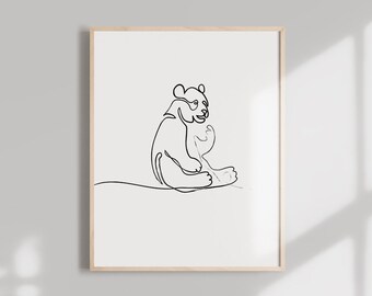 Drawing for nursery | Etsy