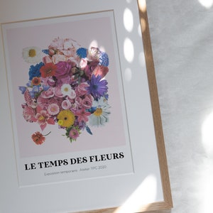 Les Fleurs 2 PRINTABLE Floral Museum Poster Abstract Artwork - Etsy