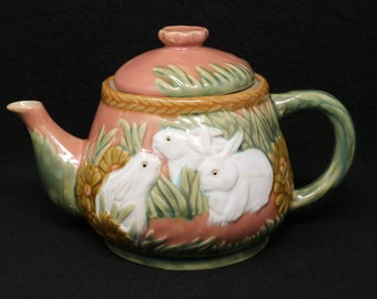 Easter Bunny Teapot - Etsy