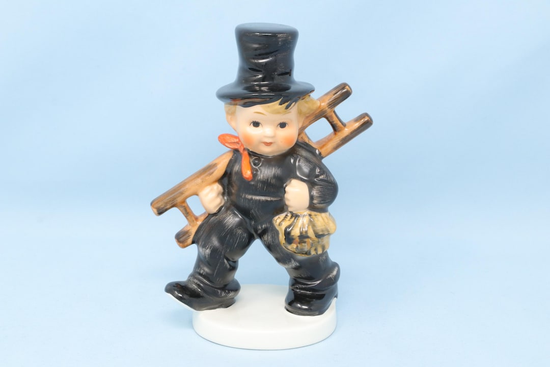 MINT 5 1/4" Goebel Chimney Sweep Figurine, TMK6 From 1980s, Porcelain ...