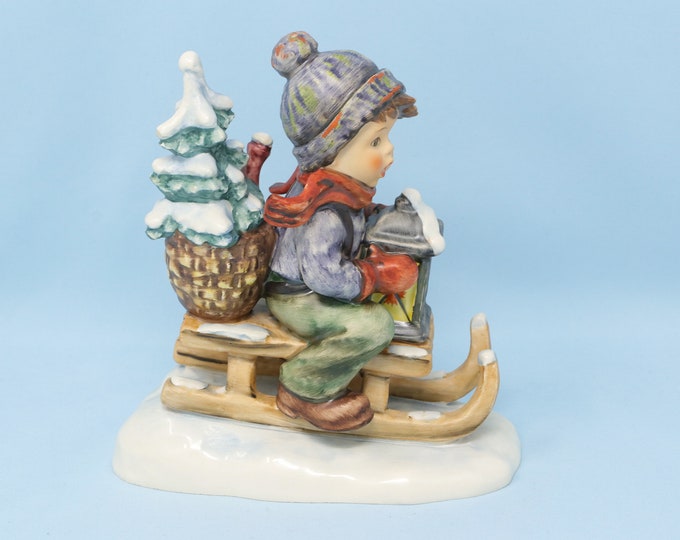 LARGE MINT Hummel Ride Into Christmas Figurine #396, 5.5" Tall, TMK5 ...
