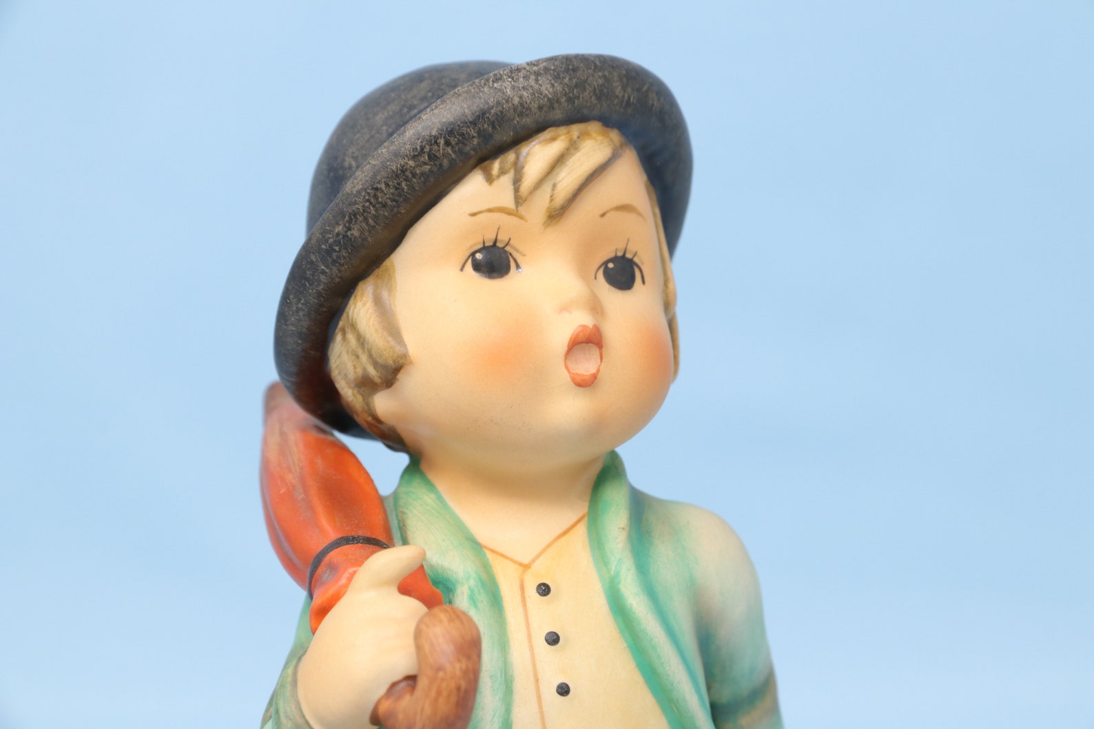 RARE LARGE 7" Hummel Merry Wanderer #7/I, TMK6, Hummel Boy Figurine ...