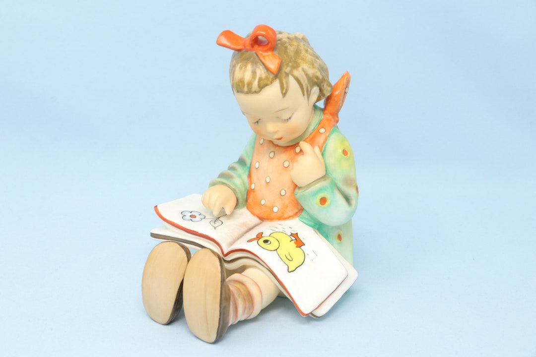 PERFECT 5.5 Hummel Bookworm Figurine 3/I, LARGE Hummel Book Worm, TMK6 ...