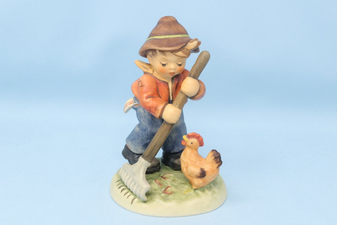 Excellent RARE Hummel Little Farm Hand Figurine 2085 TMK8 - Etsy