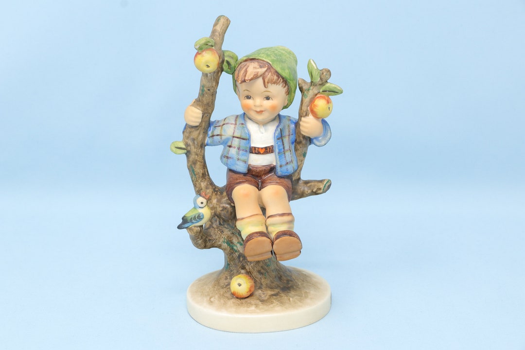Excellent Large Hummel Apple Tree Boy 142/1 Figurine, 5 3/4" Tall, TMK3 ...