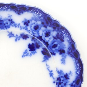 AS IS (small Chips) 7 3/4" Alfred Meakin Flow Blue Devon Plate, Antique ...