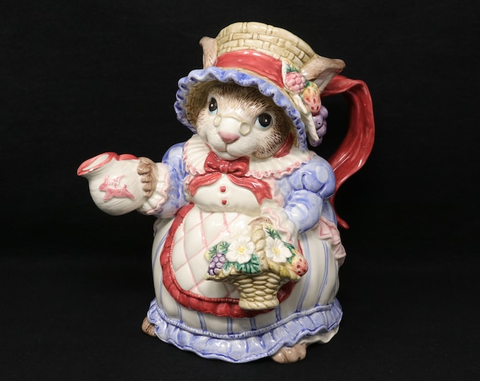 Fitz and Floyd Teddy Bear Honey Jar Bee Pitcher - Etsy Canada