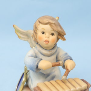 MINT 3 1/4" Hummel Zealous Xylophonist #2096/N, Hummel Angel Playing ...