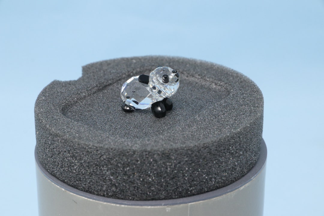 MINT IN BOX 1" Swarovski Miniature Panda Bear #7611 002, Swarovski ...