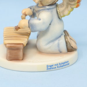 MINT 3 1/4" Hummel Zealous Xylophonist #2096/N, Hummel Angel Playing ...