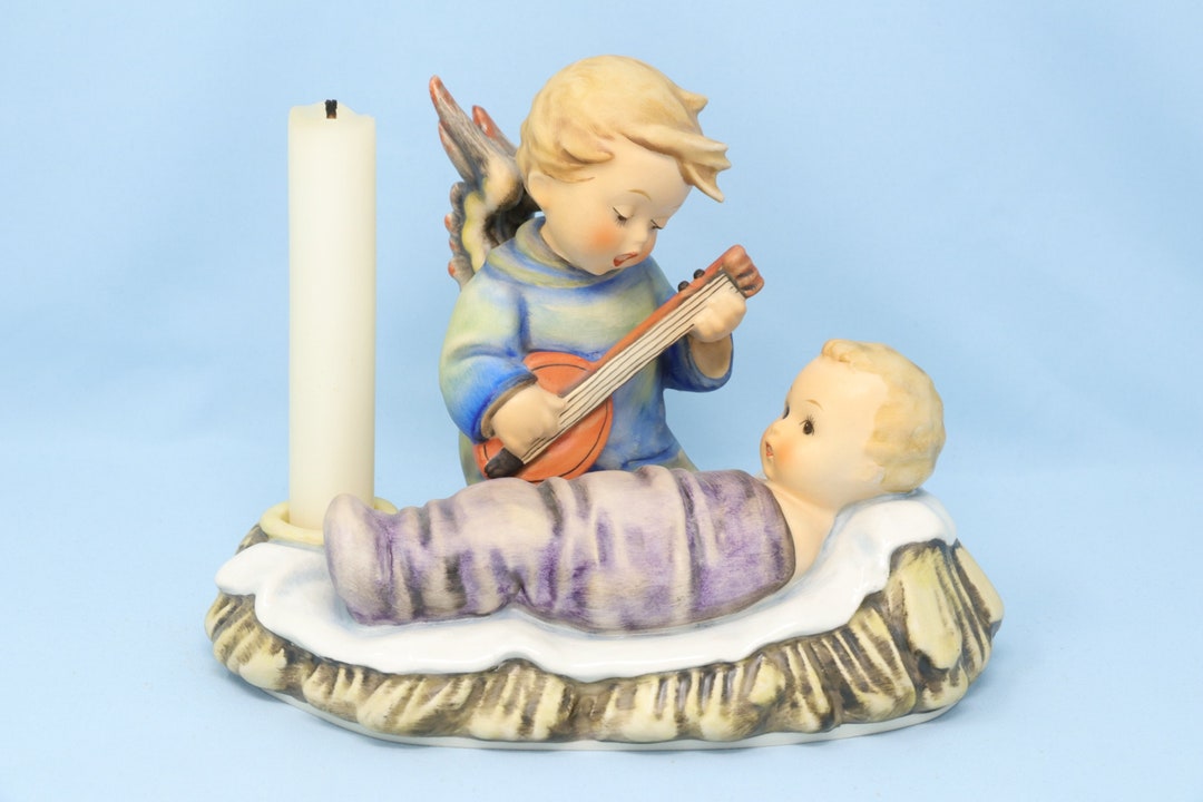 Very Nice LARGE 8 Inch Hummel Lullaby #24/III, Hummel Figurine/ Candle ...