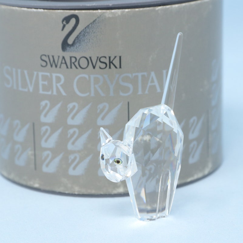 Swarovski Cat - Etsy