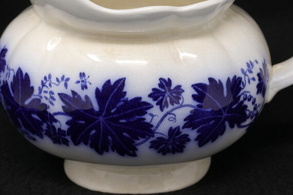 Gefle Upsala Ekeby flow blue milk pitcher Art & Collectibles Fine Art ...